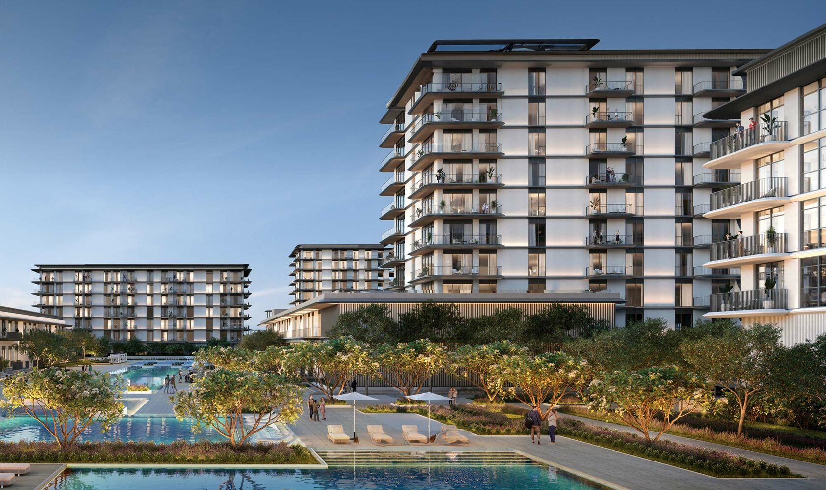 Nouran Living is a residential project on the Saadiyat Island in Abu Dhabi